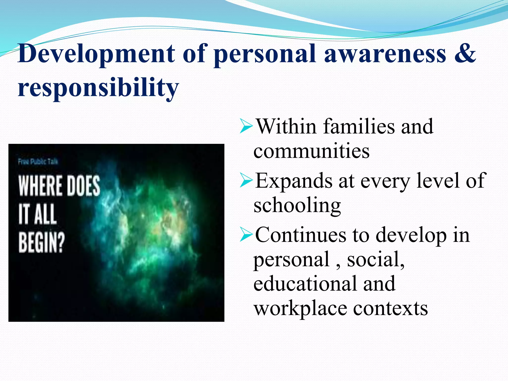 Personal awareness & Types of responsibility | PPTX