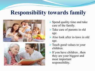 Personal awareness & Types of responsibility | PPTX