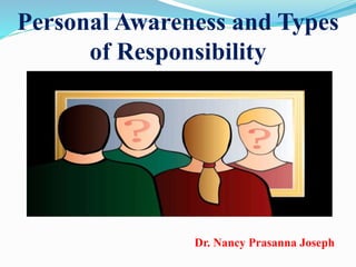 Personal Responsibility Definition
