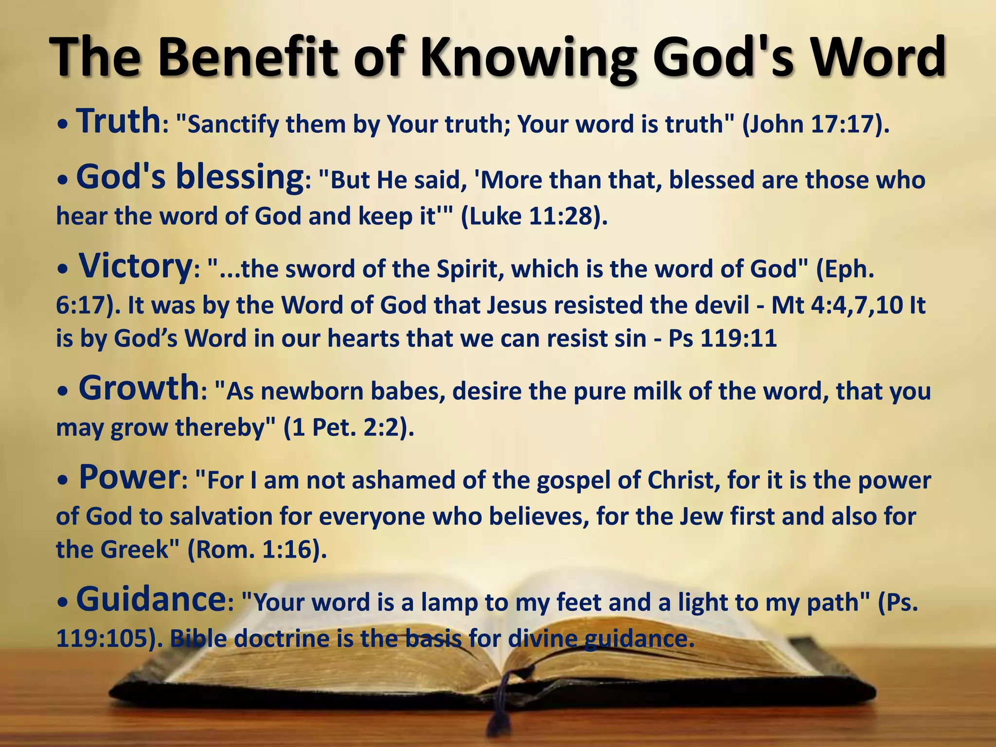 Personal bible study | PPT