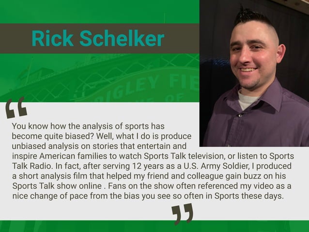 Personal Brand Exploration Rick Schelker | PPT