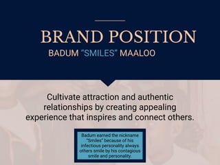 Personal Brand Exploration - Badum Maaloo | PDF
