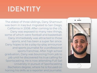 Personal brand Exploration: Dany shamoun | PDF