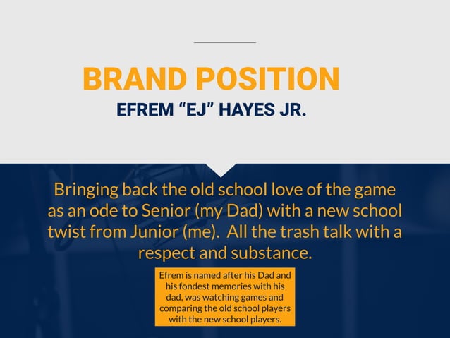 Personal brand Exploration - Efrem Hayes Jr | PDF