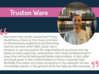 Personal brand Exploration Keynote - Truston Ware | PPT