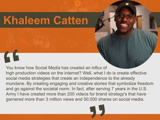 Khaleem Cattens Full Sail Brand Presentation | PPT