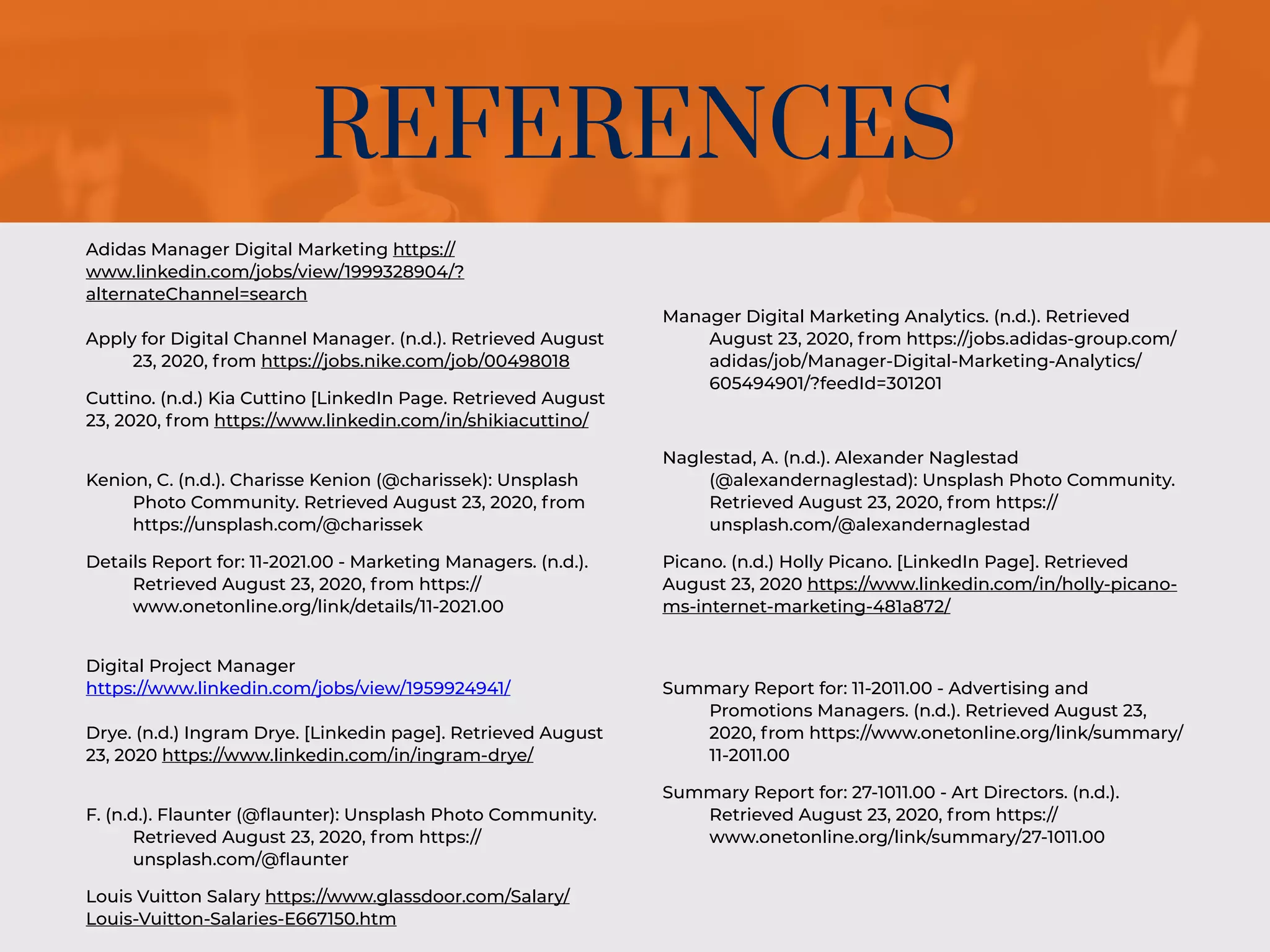 Personal Brand Exploration - Adam Bain | PPT