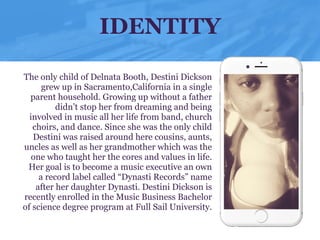 Personal Brand Exploration destinidickson | PPT