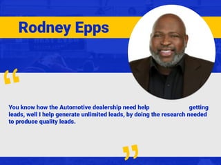 Personal brand exploration Rodney epps | PPT