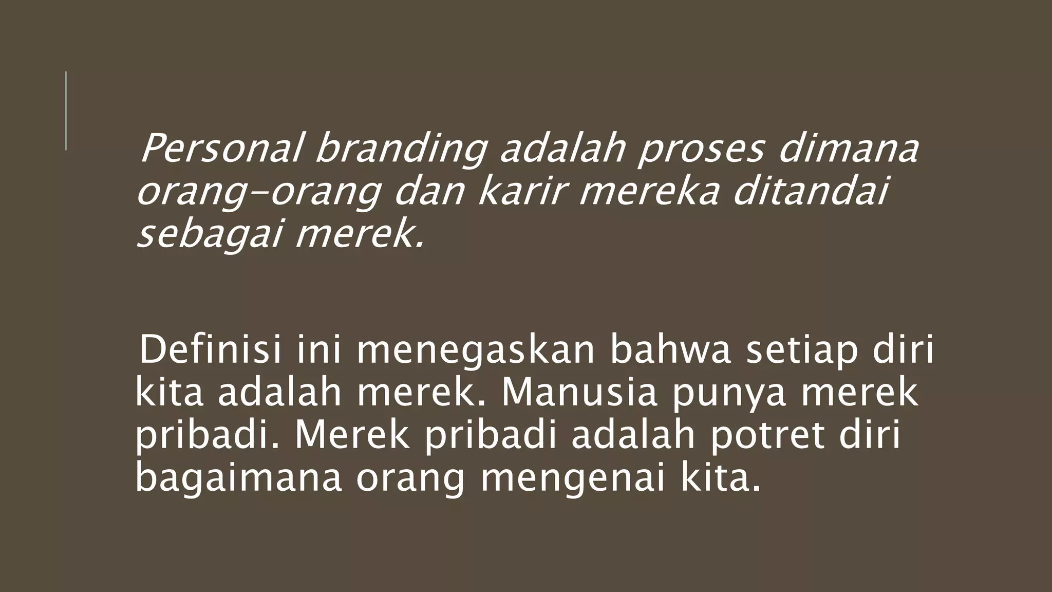 Personal Branding | PPTX