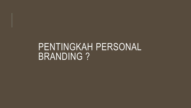 Personal Branding | PPTX
