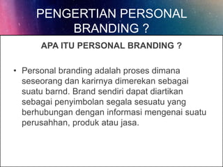Personal branding | PPTX