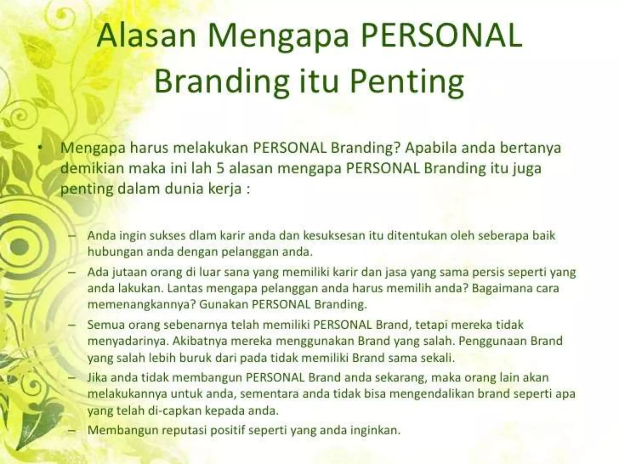 Personal branding | PPT