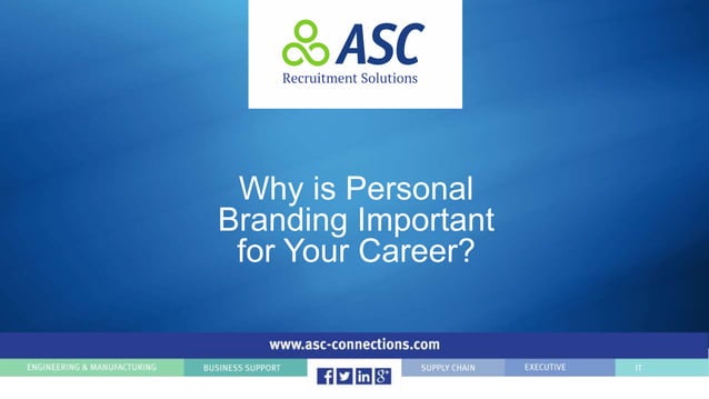 Why is Personal branding important for your Career | PPT