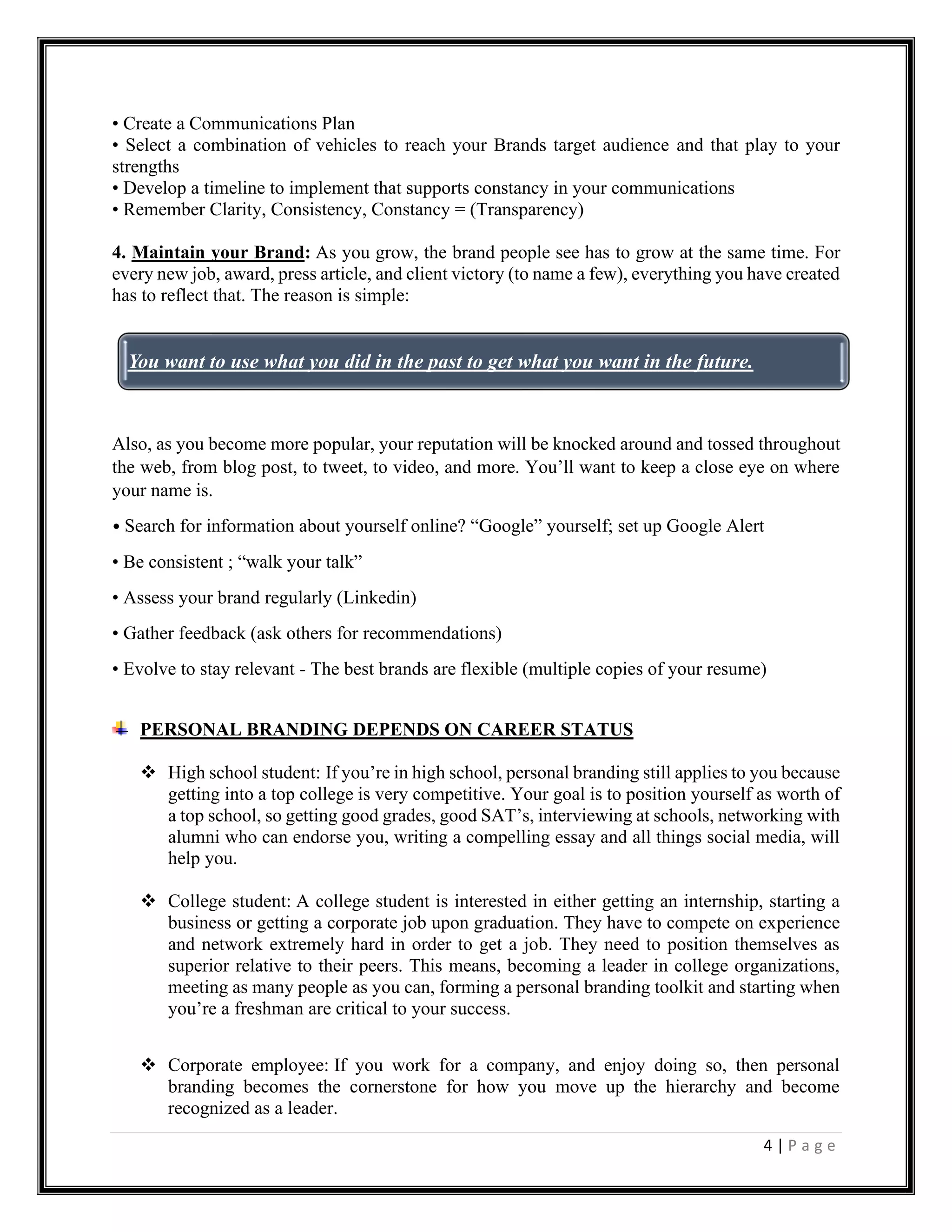 Personal branding | PDF