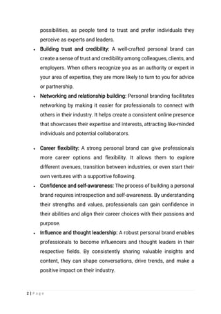 Personal Branding | PDF