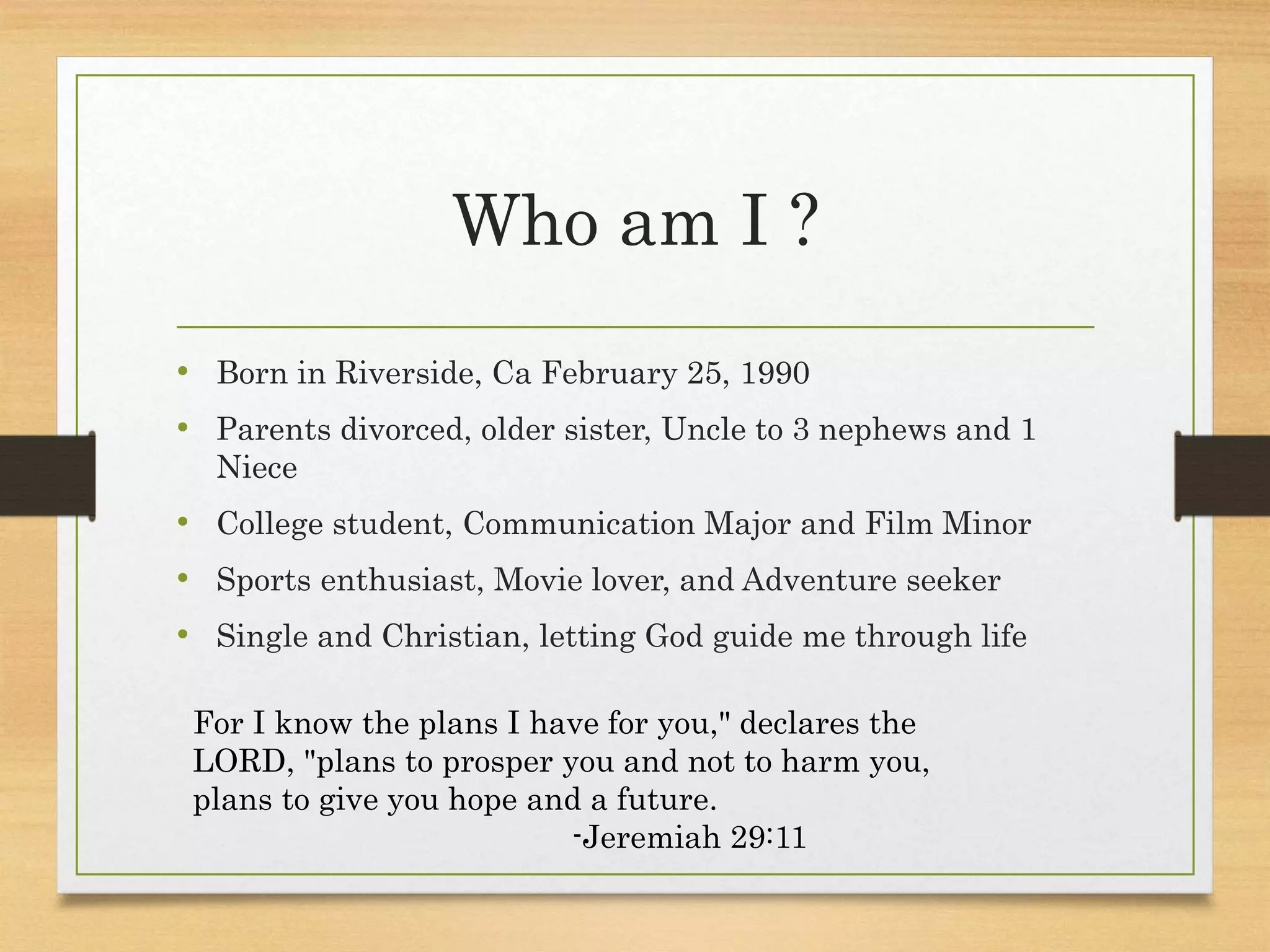 Personal branding assignment by Cameron Gunn | PPT