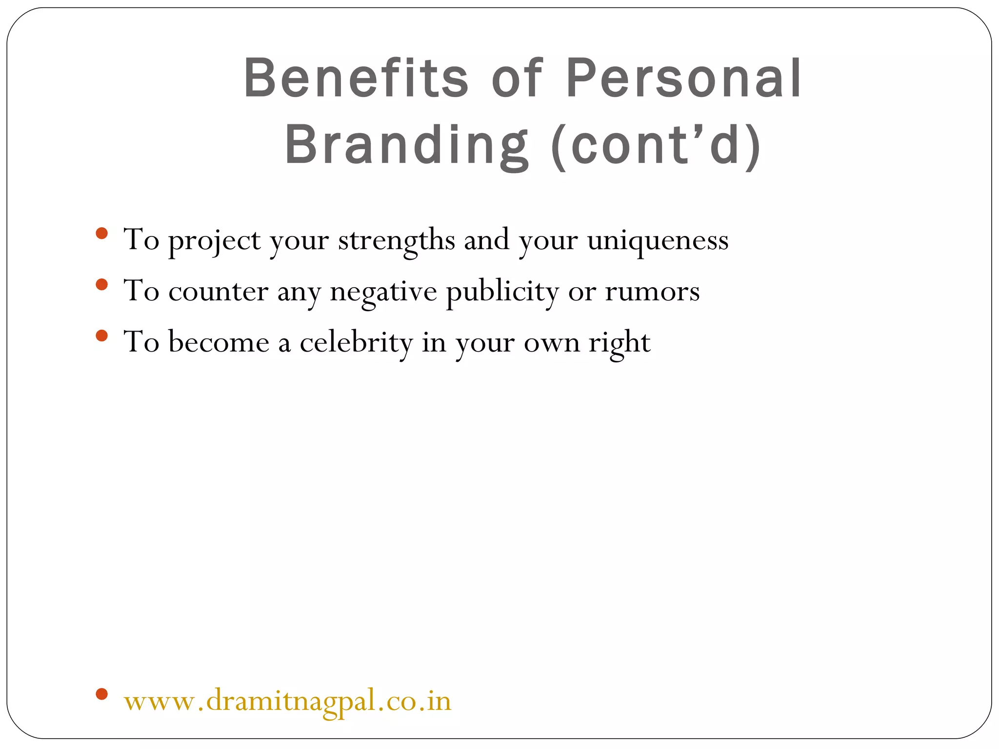 Personal Branding Basics | PPT