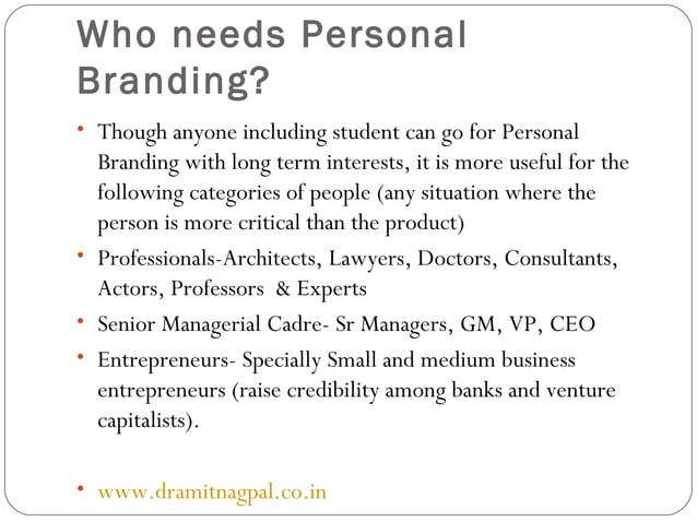 Personal Branding Basics | PPT