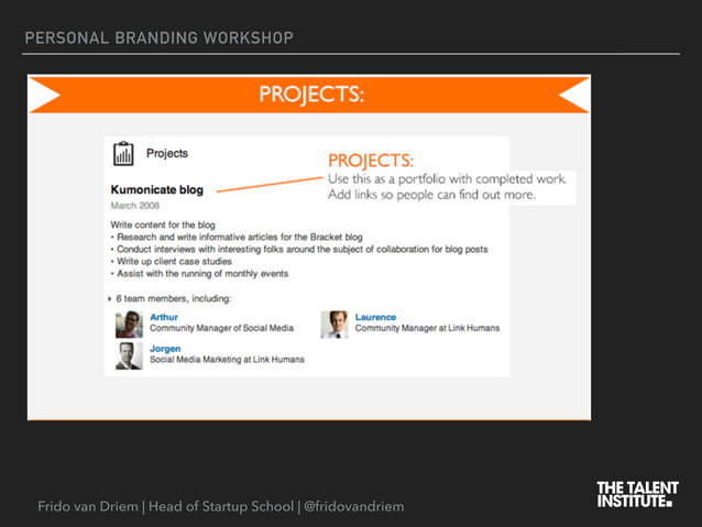 Personal branding workshop | PDF