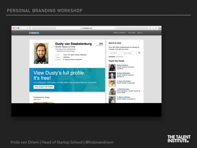 Personal branding workshop | PPT