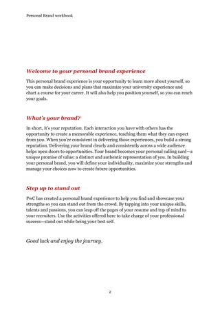 Personal brand workbook | PDF