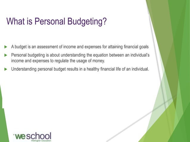 Personal budgeting | PPTX