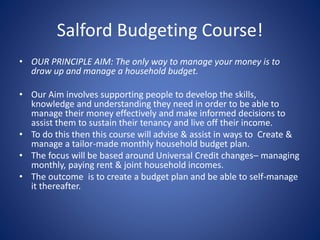 Personal budgeting training | PPTX | Government Support and Welfare ...