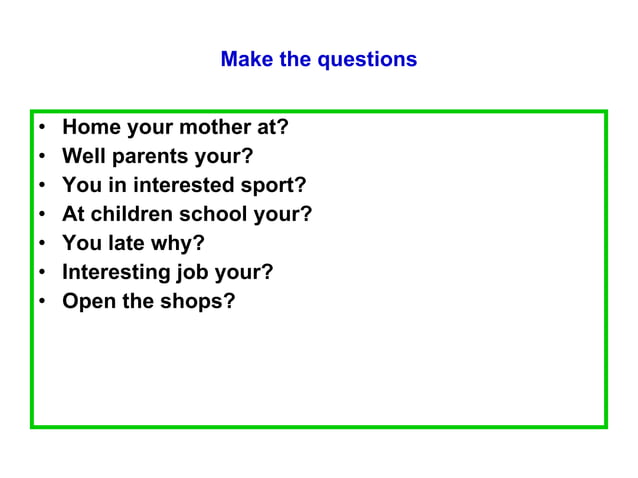 Introductory lesson | PPT