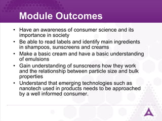 Personal Care Products Module | PPT