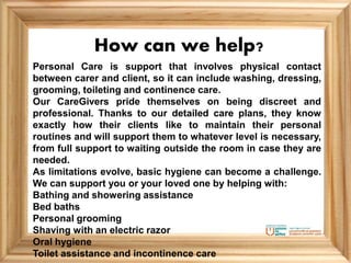 Personal care services | PPTX