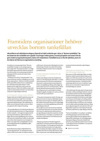 Framtidens organisationer behöver utvecklas bortom tankfällan | PDF