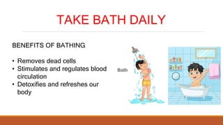 Personal Cleanliness and Hygiene for kids | PPTX