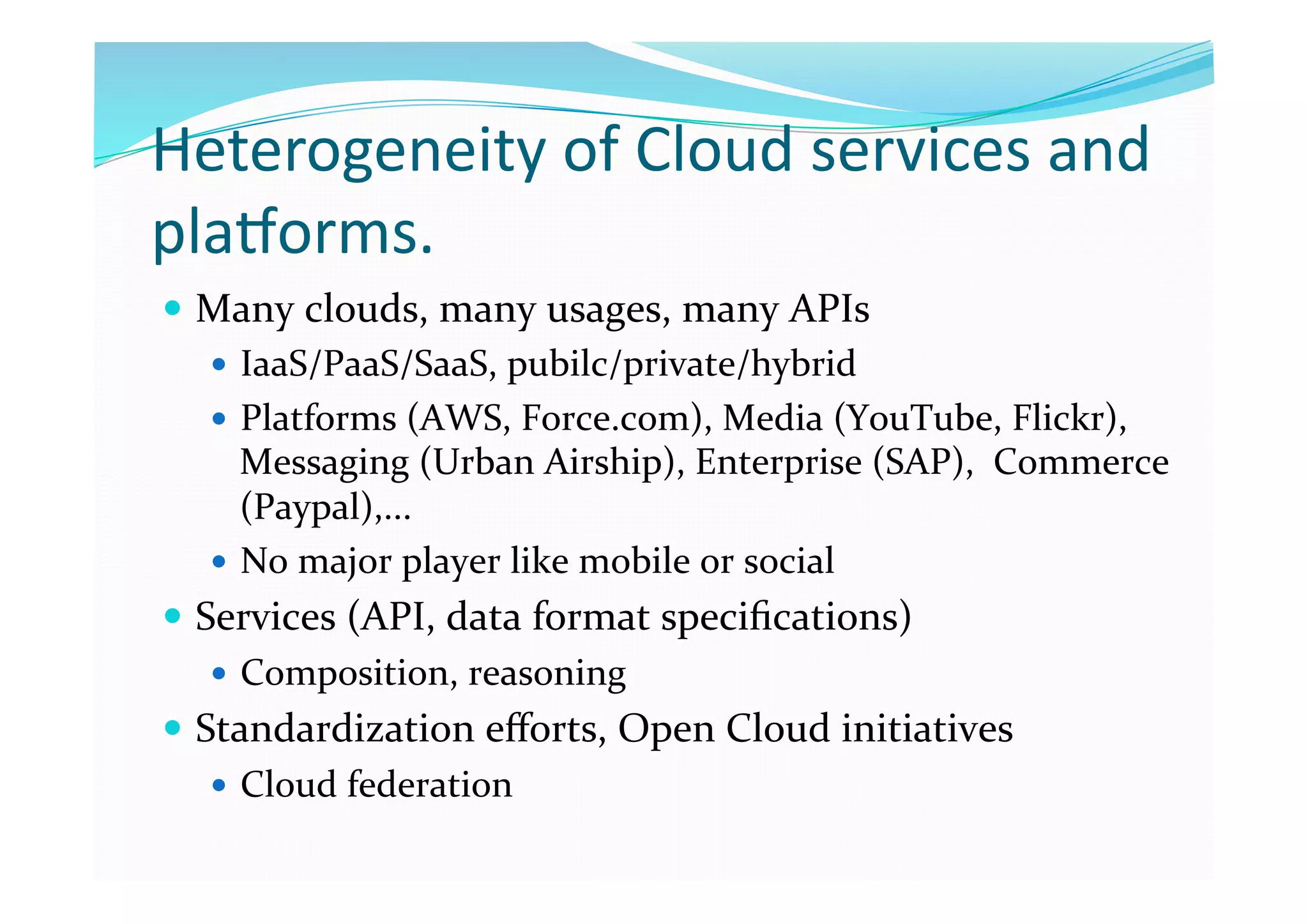 Personal clouds & mobiles - ambientic - fossa2011 | PPT