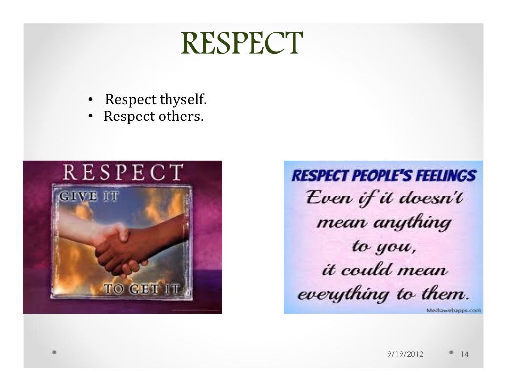 Personal code of ethics