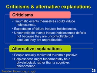 Personal control beliefs | ODP