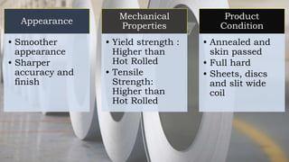 Cold Rolled Sheets | PPTX