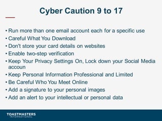 Personal cyber safety | PDF