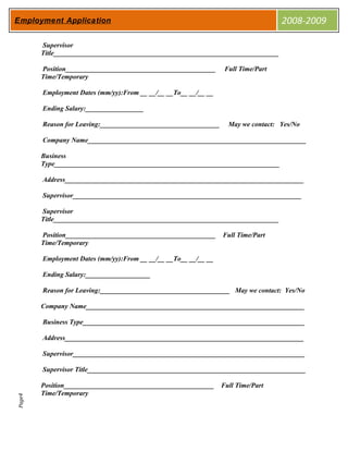 Personal data job application | DOC