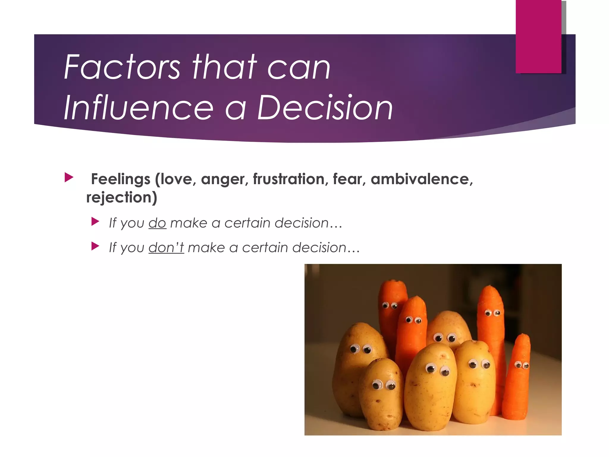 Personal decision making 1 of 2 | PPT