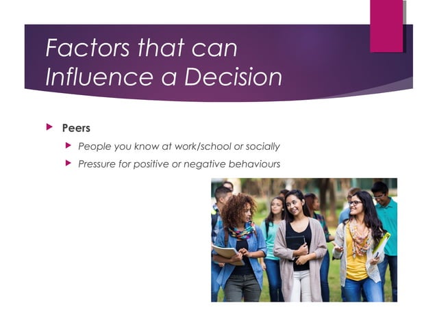Personal decision making 1 of 2 | PPT
