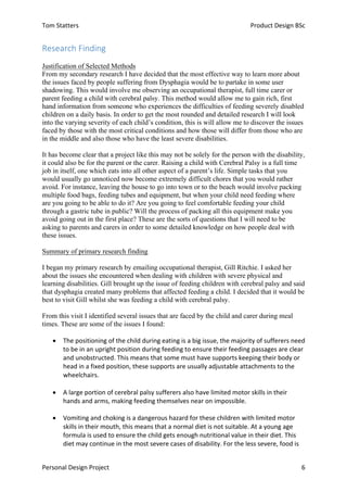 Personal design project 2 report | PDF