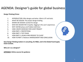 Personal design thinking guide veronica | PPTX