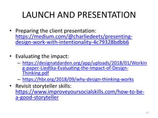 Personal design thinking guide veronica | PPTX