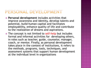 Personal development | PPTX