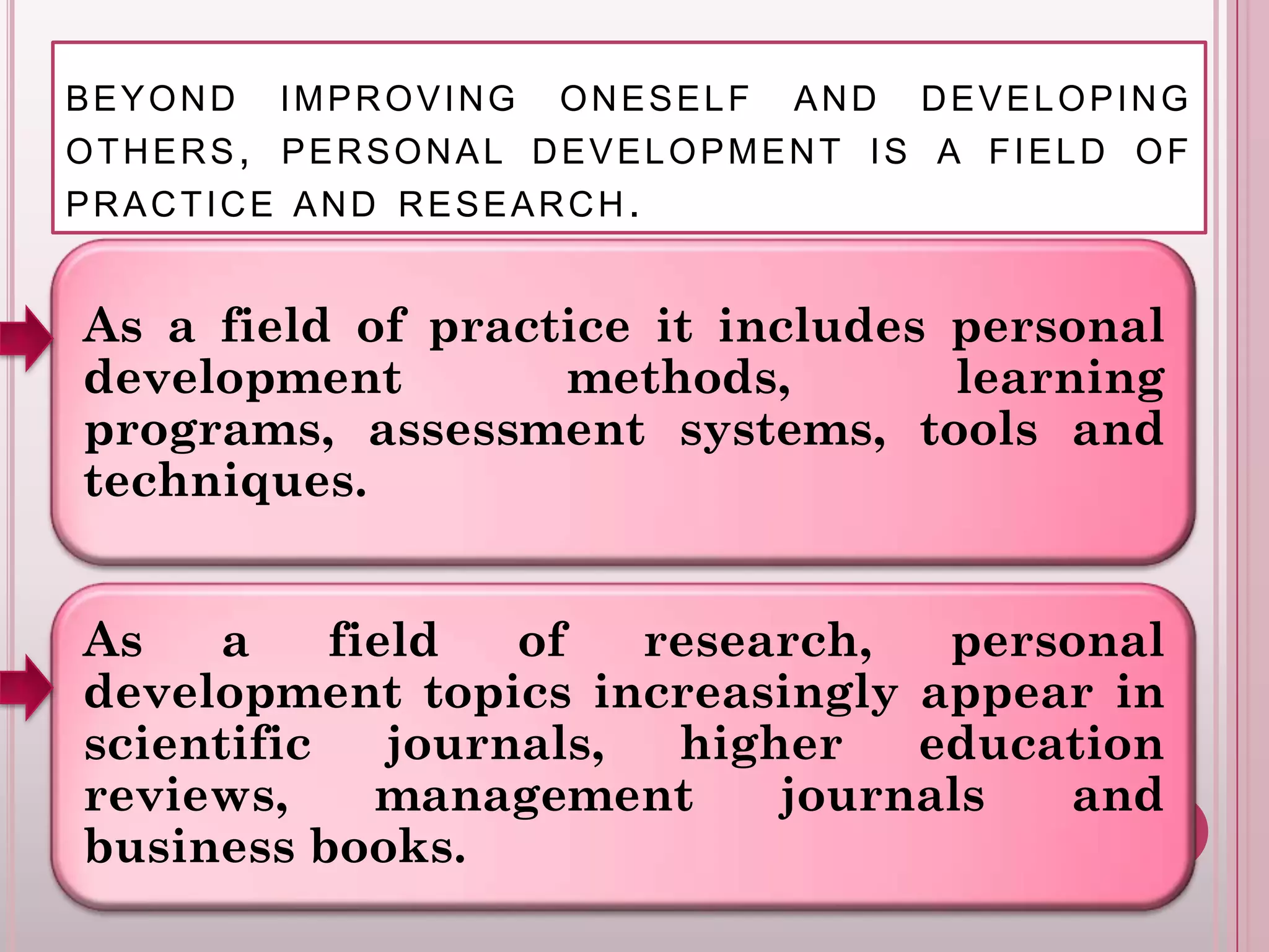 Personal development | PPTX