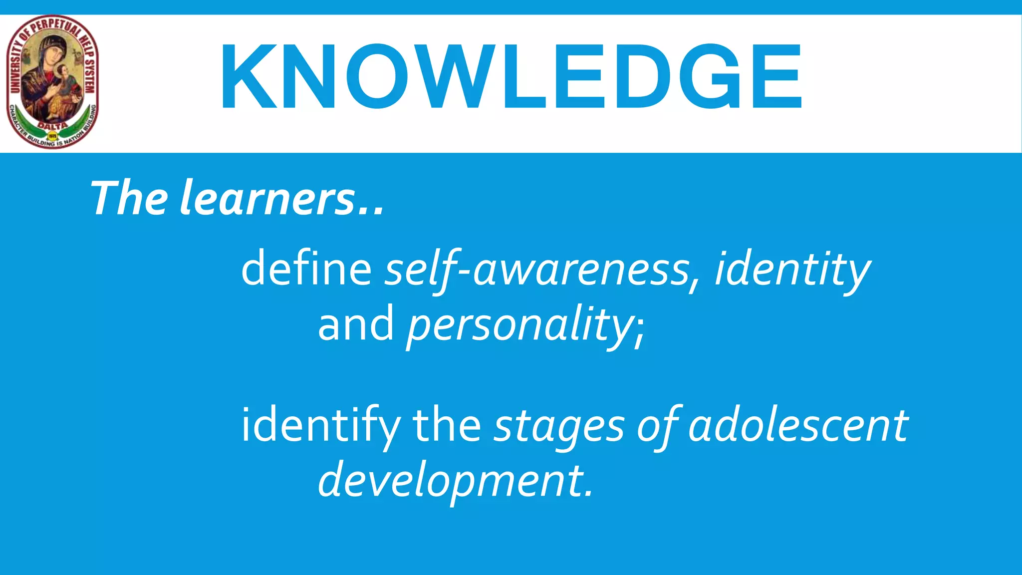 Personal Development - Grade 11 Day 1 | PPTX