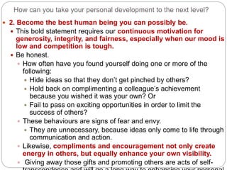 Personal development | PPTX