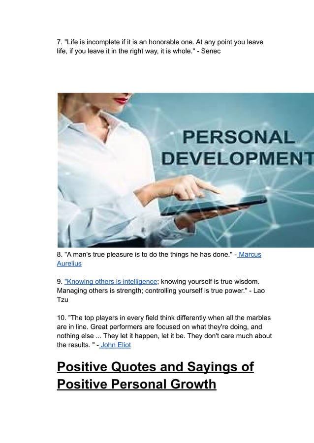 Personal Development | PDF