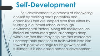Personal Development Knowing Oneselfpptx | PPTX